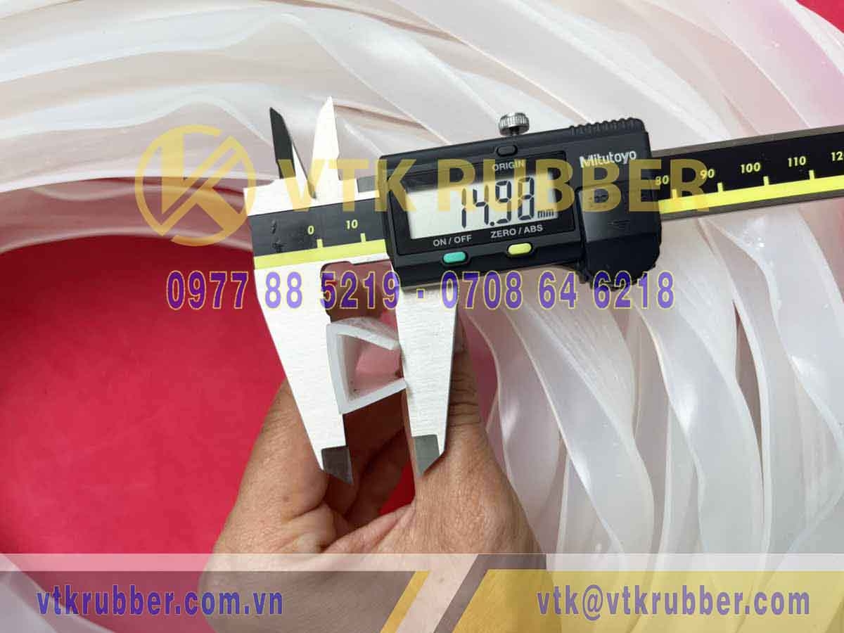 Ron silicon chữ U 19x15x2 | VTK Rubber