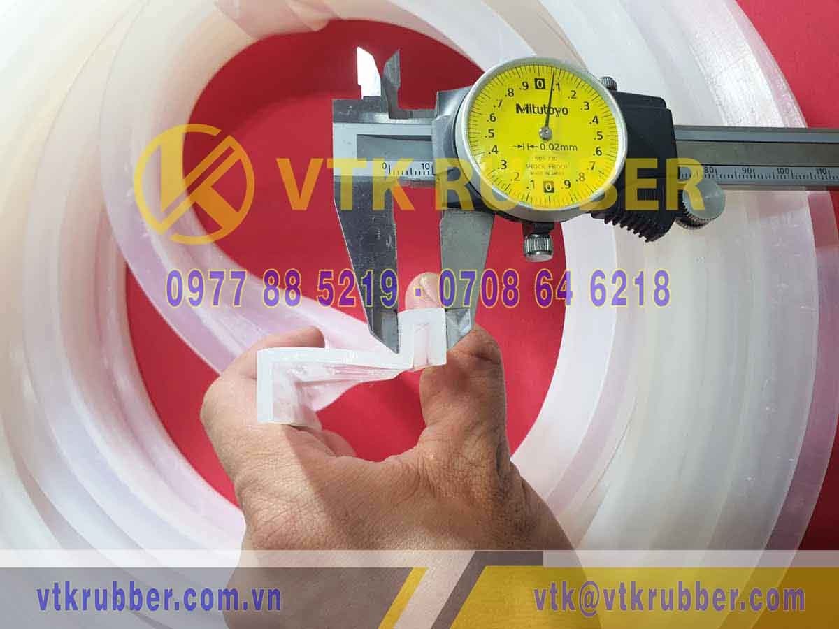 Ron silicon trắng 15.5x40x3 | VTK Rubber
