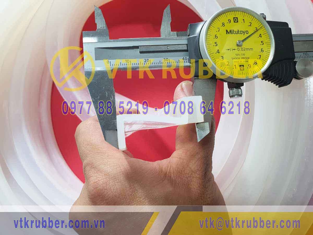 Ron silicon trắng 15.5x40x3 | VTK Rubber