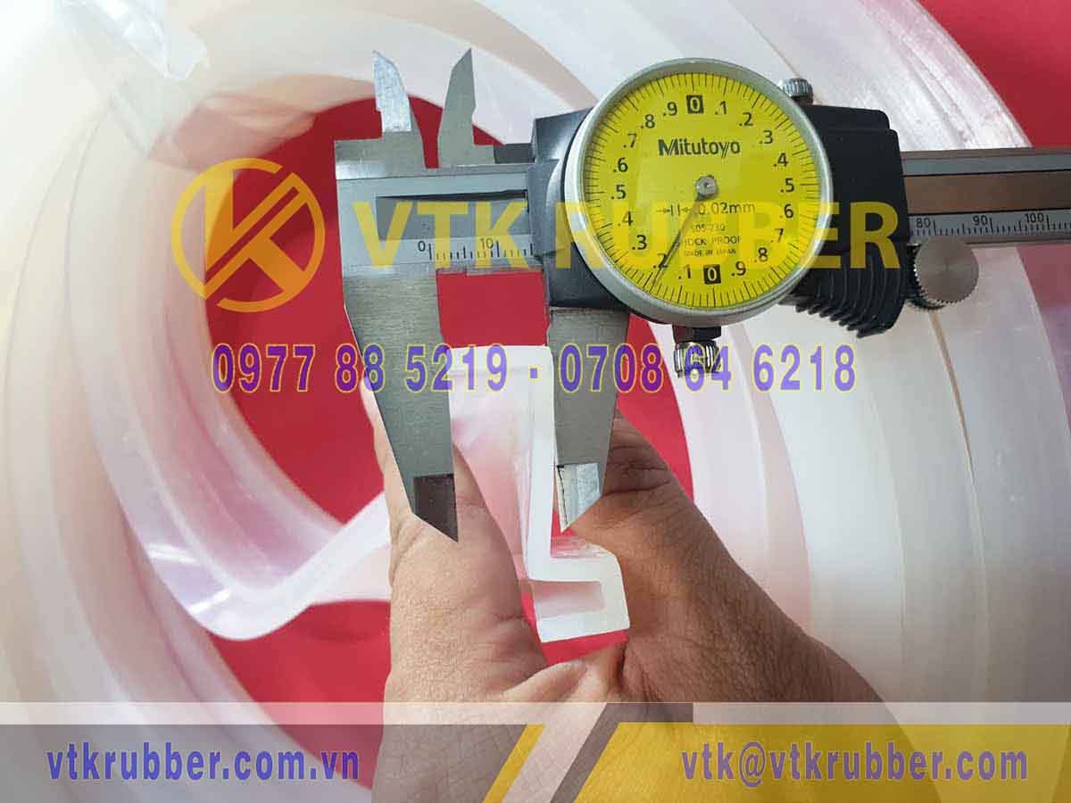 Ron silicon trắng 15.5x40x3 | VTK Rubber
