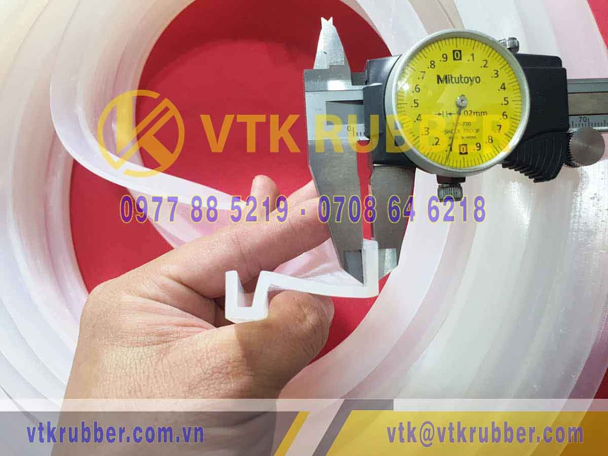 Ron silicon trắng 15.5x40x3 | VTK Rubber