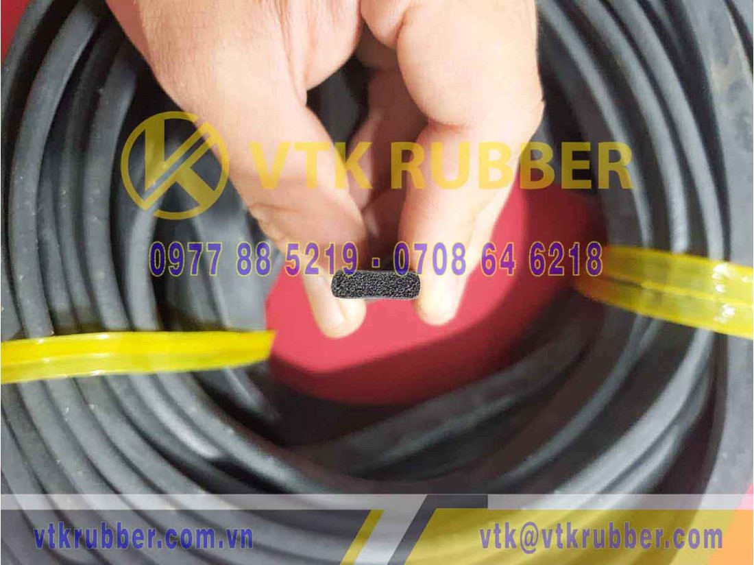 Ron cao su xốp NBR CN 5x15 | VTK Rubber