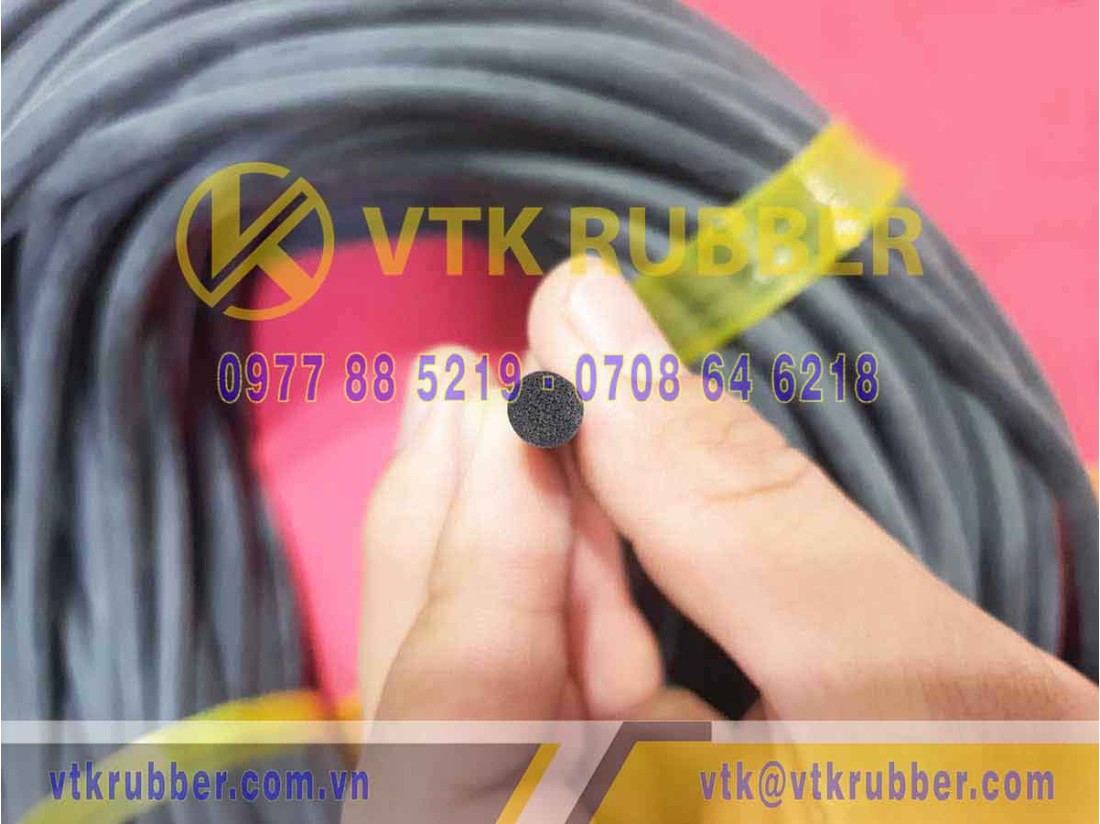 Ron cao su xốp NBR phi 6 | VTK Rubber