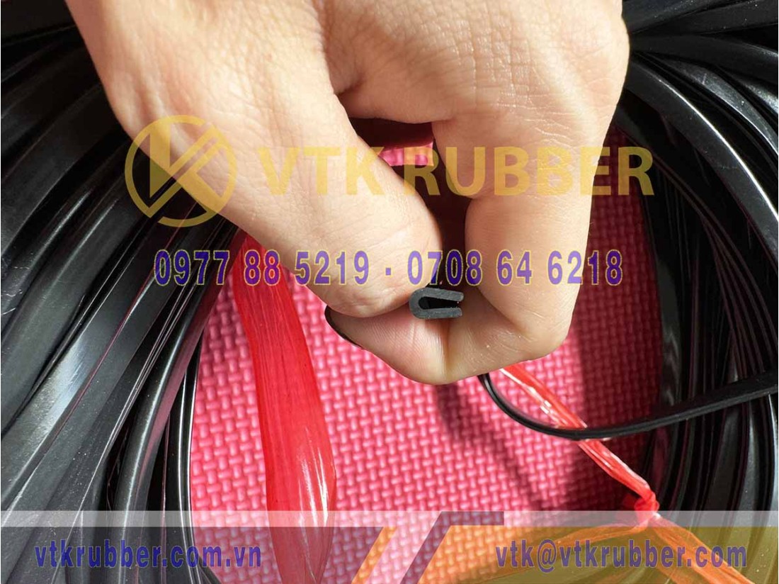 Ron cao su EPDM chữ U 4x7x1.5 | VTK Rubber